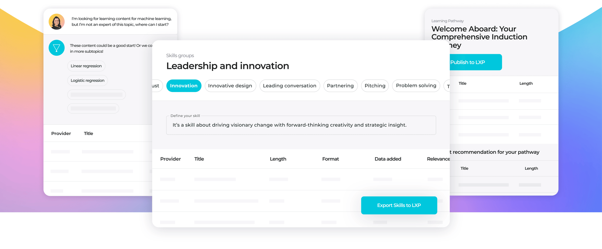 Content under control. Skills strategy unblocked. | Filtered